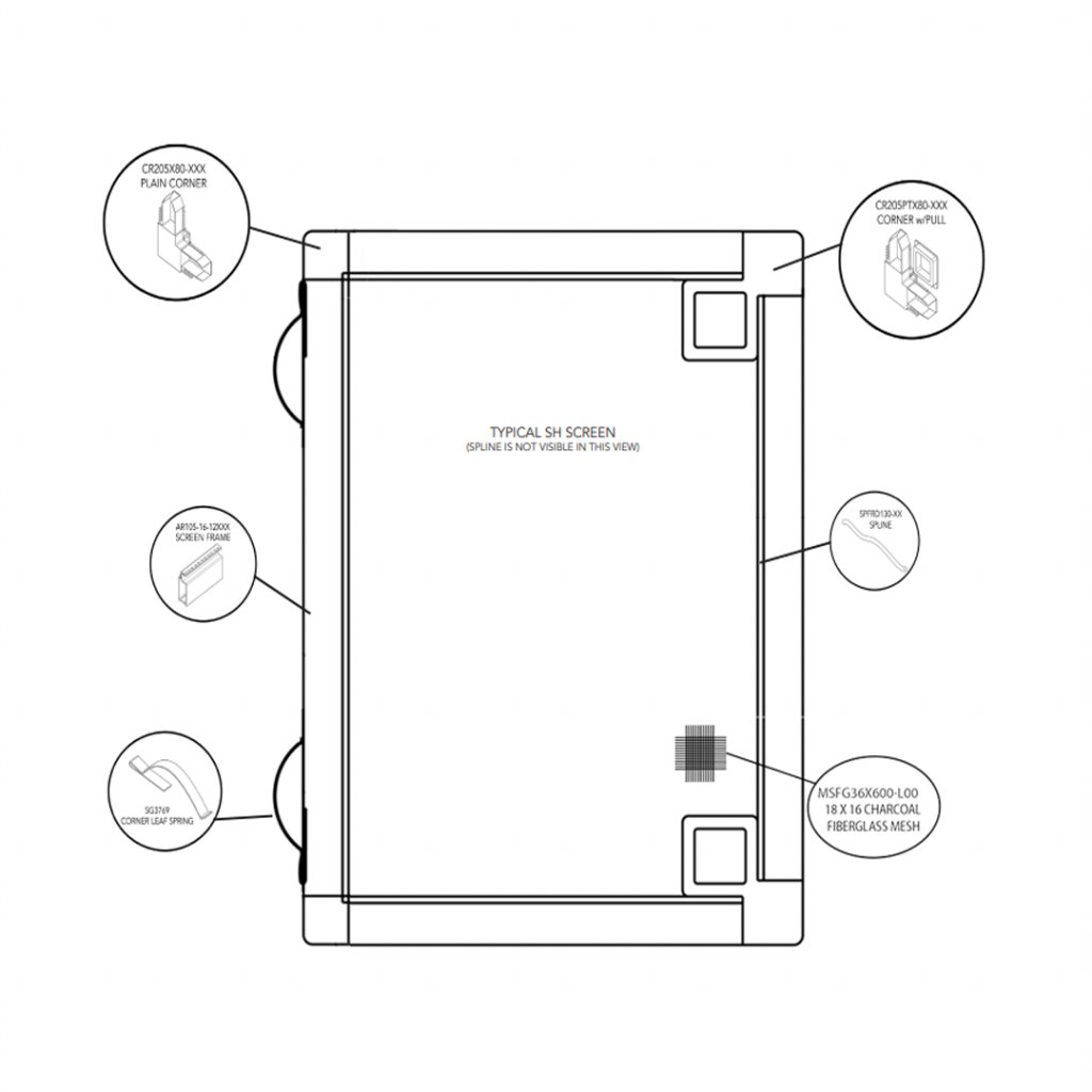 RFSL3 - Roll-Formed Slider Screen - RiteScreen Shop