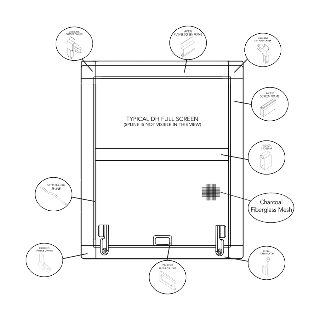 Standard Window Screen - Roll Formed Archives - RiteScreen Shop